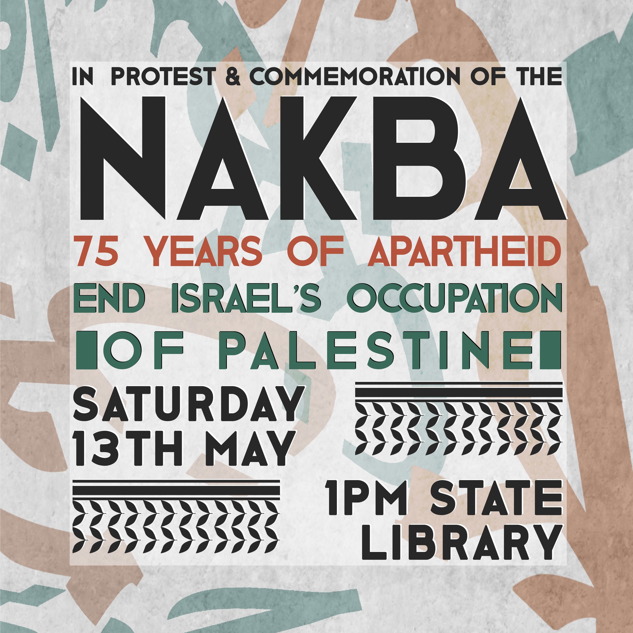 Commemorating 75 Years of Nakba - Naarm (Melb) protest | Green Left Commemorating 75 Years of Nakba - Naarm (Melb) protest | Green Left