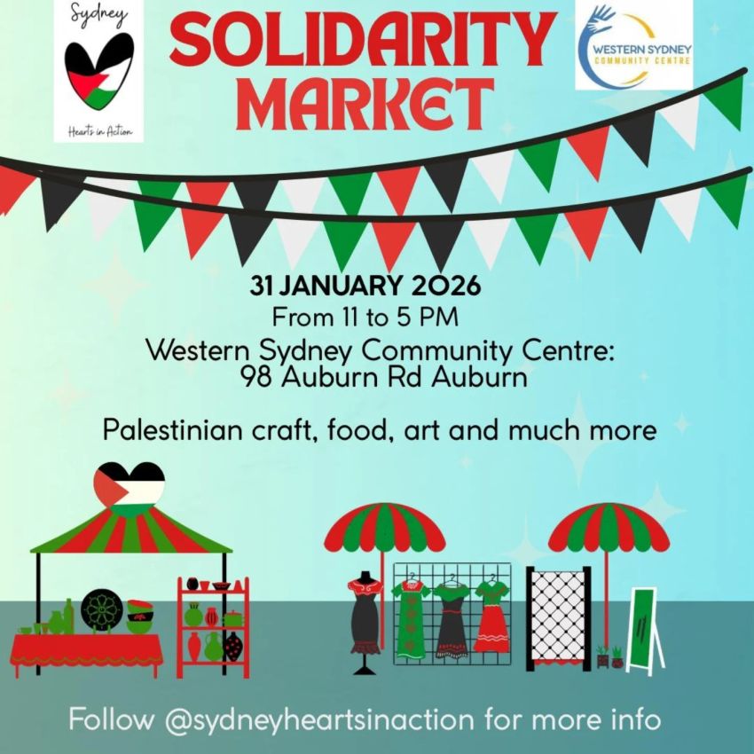 Sydney Hearts in Action's Solidarity Market