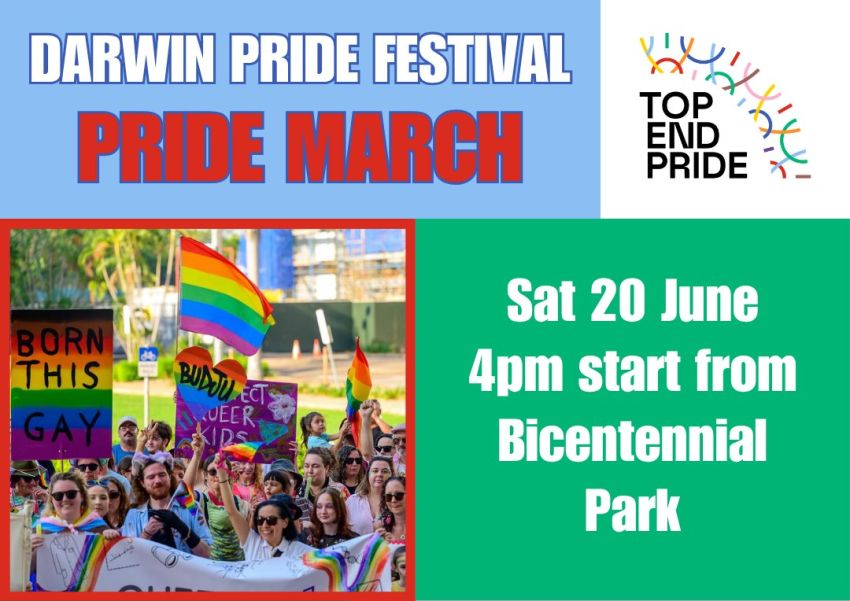 Darwin Pride March 2026
