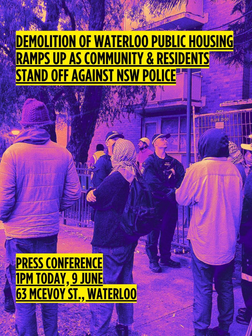 Save Waterloo Public Housing media conference