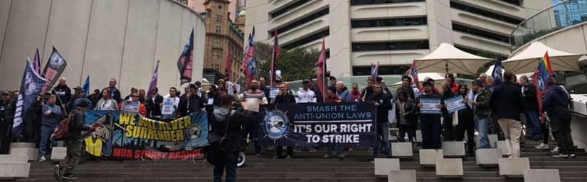 Wharfies take their fight to DP World